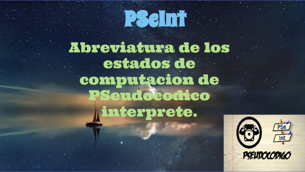 Programa PSEINT | Genially