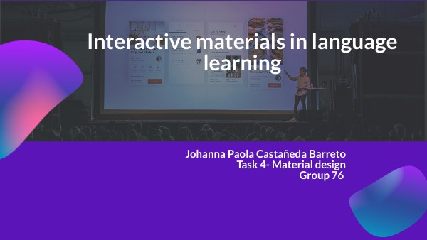 TASK 4 -iNTERACTIVE MATERIALS | Genially