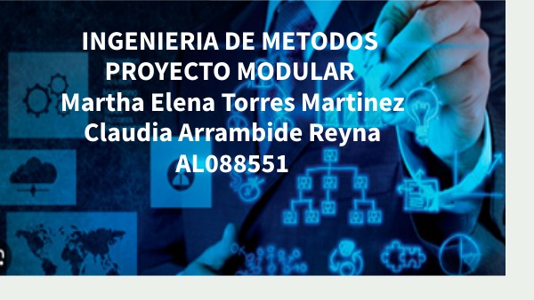 PROYECTO MODULAR INGENIERIA DE METODOS