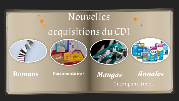Nouveauté CDI 11/22 | Genially