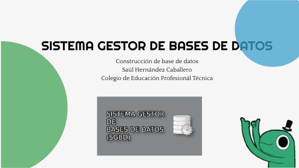 Sistemas Gestores de Base de Datos