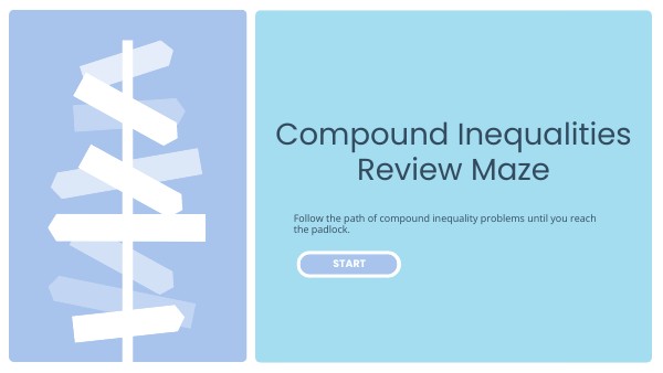 Compound Inequalities Maze | Genially