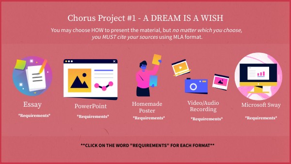 Chorus Project #1 - Dreams