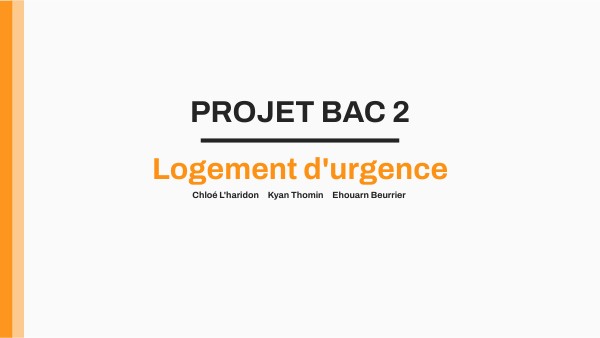 PROJET BAC 2