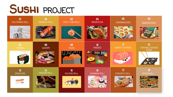 Sushi Project | Genially