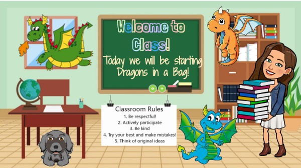 Classroom Screen | Genially