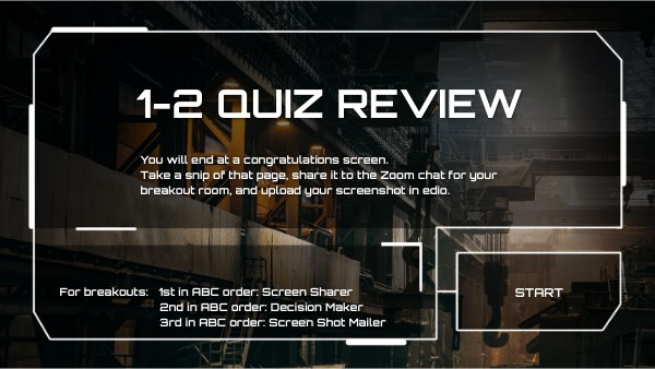 FACTORY ESCAPE GAME