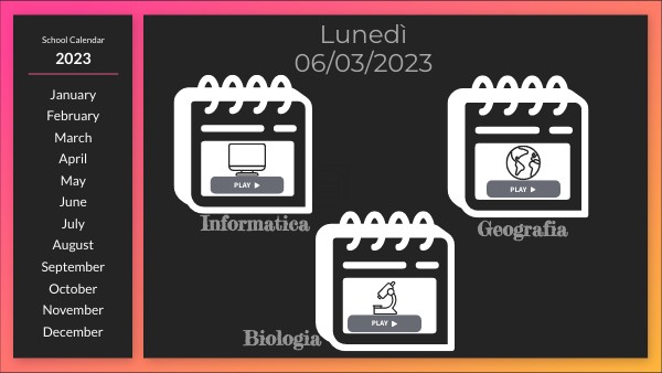 2023 SCHOOL CALENDAR | Genially