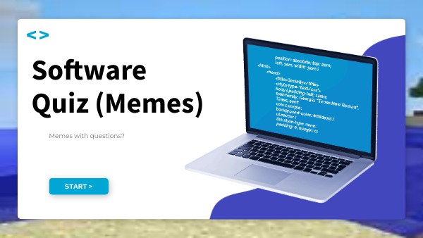 Software quiz (Memes)
