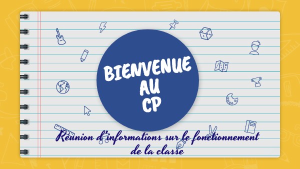 bienvenue en classe de CP | Genially