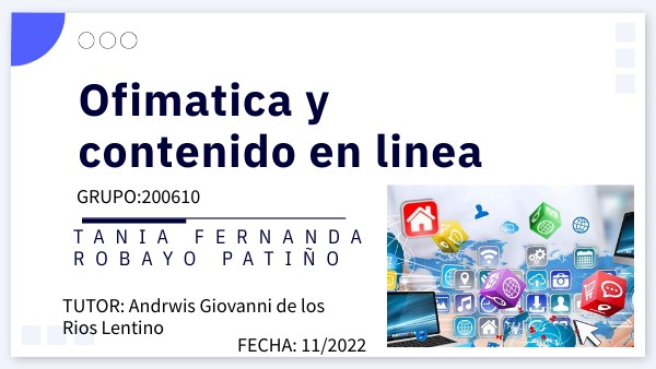 Ofimatica y contenido en linea | Genially