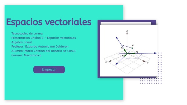 Espacios Vectoriales