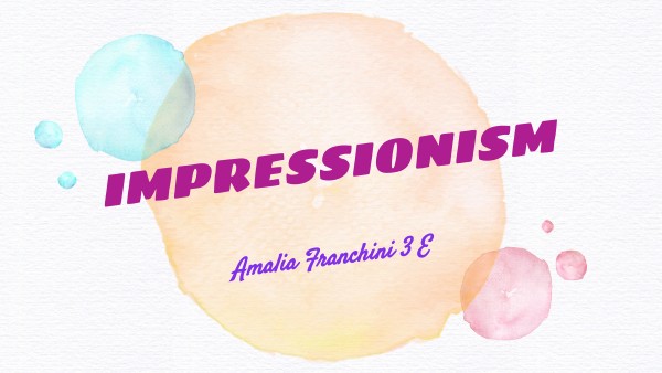 IMPRESSIONISM