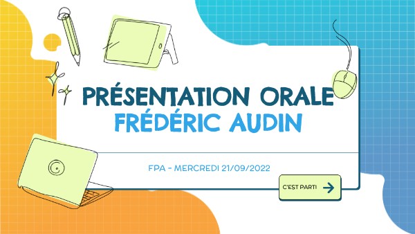 Présentation orale FPA 2022 | Genially
