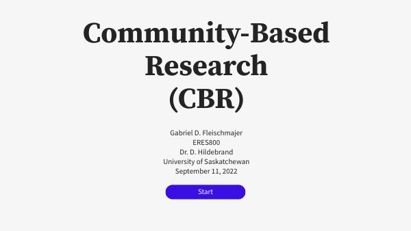 CBR PRESENTATION | Genially