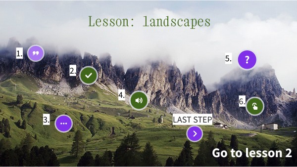 Lesson: landscape description | Genially