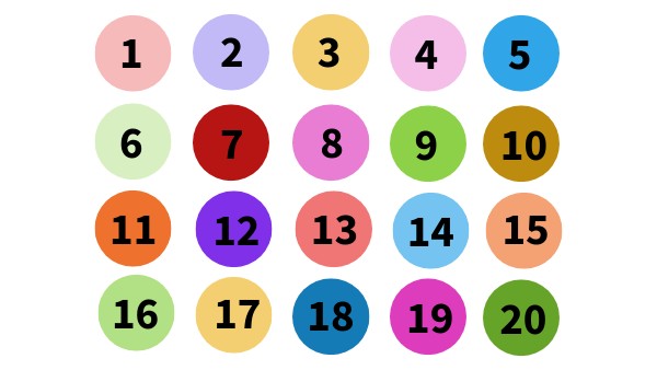 Numbers 1-20 | Genially