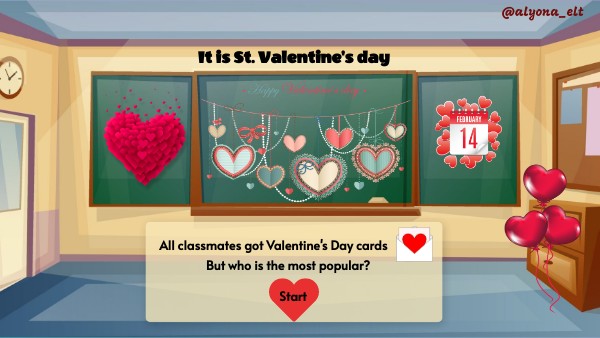 St. Valentine's day - @alyona_elt | Genially