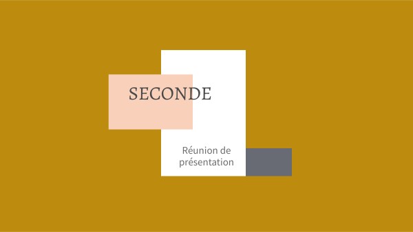 Seconde 2 - Réunion rentrée seconde 2023