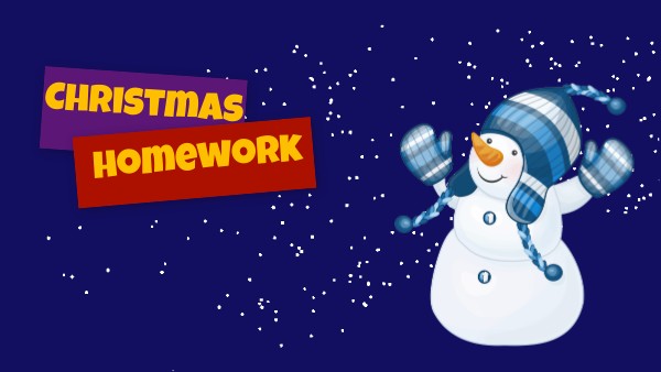 En. CHRISTMAS HOMEWORK | Genially