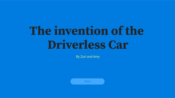 Copy - The invention of the Driverless Car