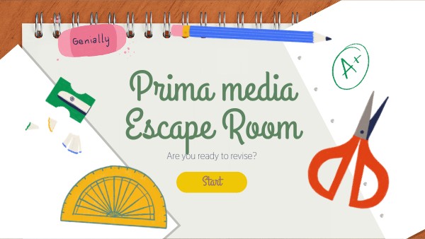 PRIMA MEDIA ESCAPE ROOM | Genially