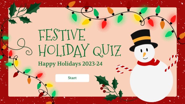 Festive holiday quiz B2.1 María Tenorio | Genially