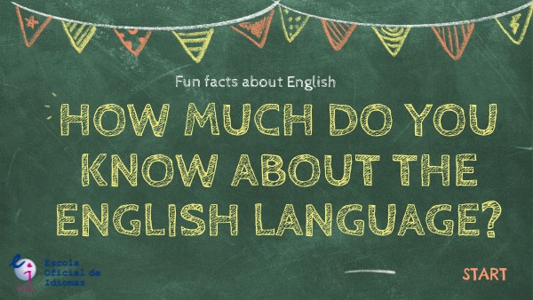 ENGLISH LANGUAGE FUN FACTS ACTIVIT | Genially