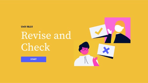 revise and check unit9&10 EF | Genially