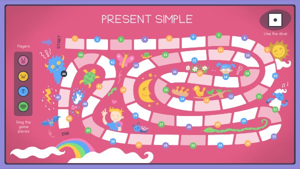 PRESENT SIMPLE BOARD GAME | Genially
