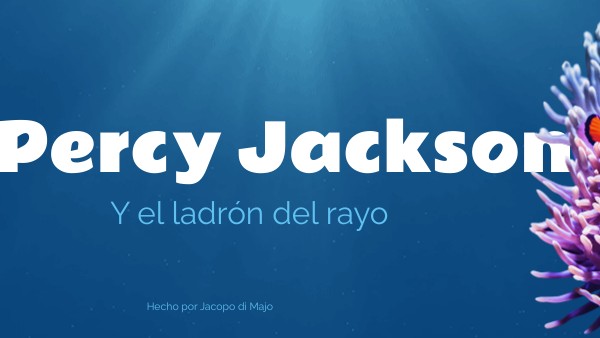 Percy Jackson y el ladrón del rayo | Genially