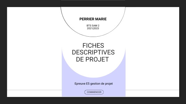 GP E5 Fiches descriptives de projet PERRIER MARIE | Genially
