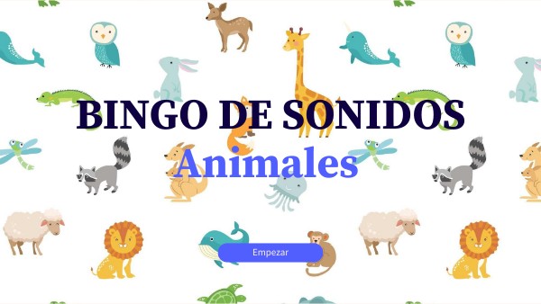 bingo sonidos animales