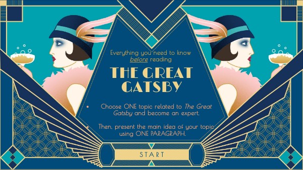 Period 1 - The Great Gatsby Intro