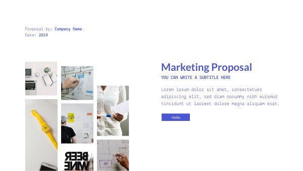 MARKETING PROPOSAL