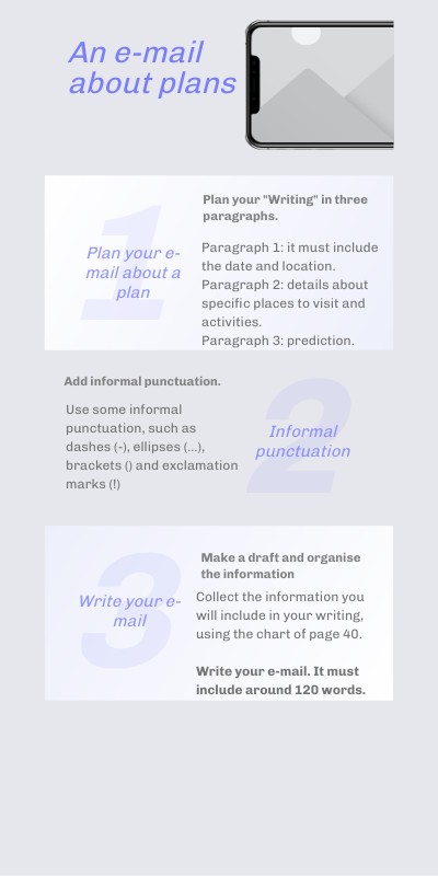 An Email about plans 3º ESO | Genially