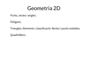 Geometria 2D | Genially