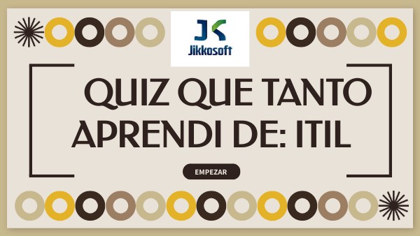 QUIZ ITIL | Genially