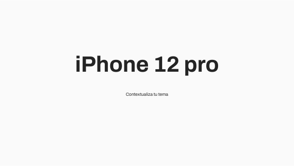 iPhone 12 pro