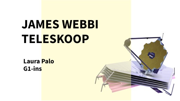 James Webbi teleskoop Laura alo