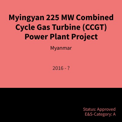 Myingyan Gas Power Plant Project