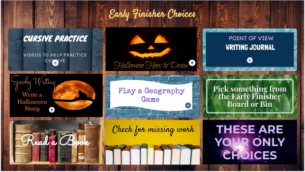 Early Finisher 1 | Genially