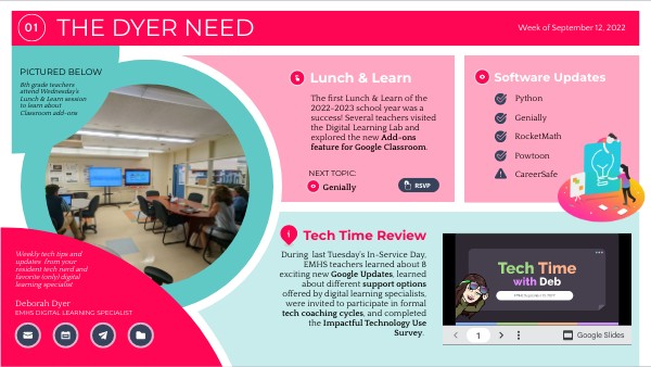 The Dyer Need - Volume 1, Issue 1