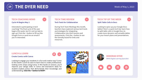 The Dyer Need - Volume 1, Issue 19