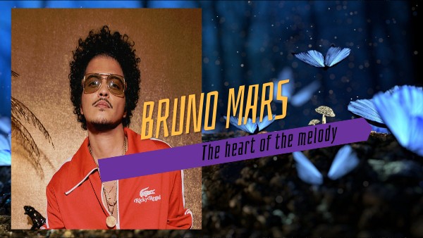 Présentation Bruno Mars | Genially