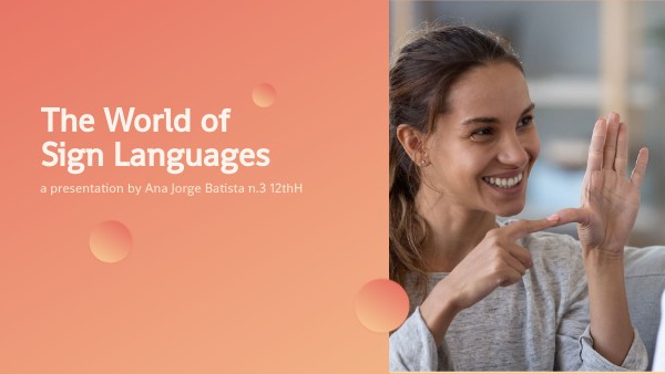 The World Of Sign Languages | Genially