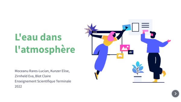 L'eau dans l'atmosphère