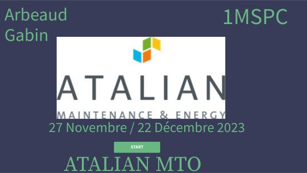 rapport de stage 1ère MSPC Arbeaud gabin | Genially