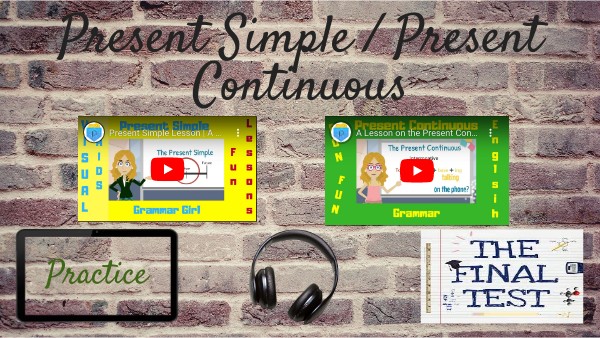 PRESENT SIMPLE VS PRESENT CONTINUOUS | Genially
