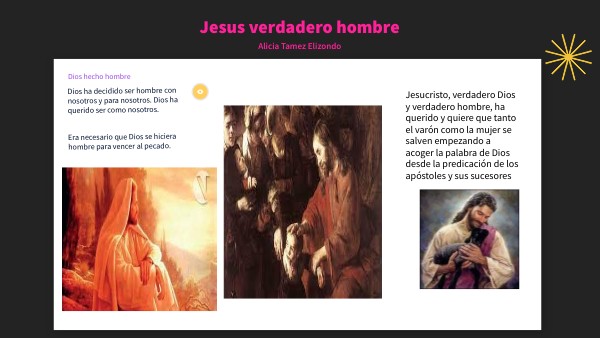 Jesus verdadero hombre y verdadero Dios